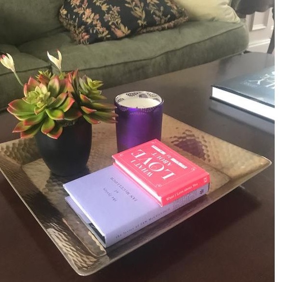 Threshold | Accents | Threshold Hammered Gold Metal Square Tray Target ...